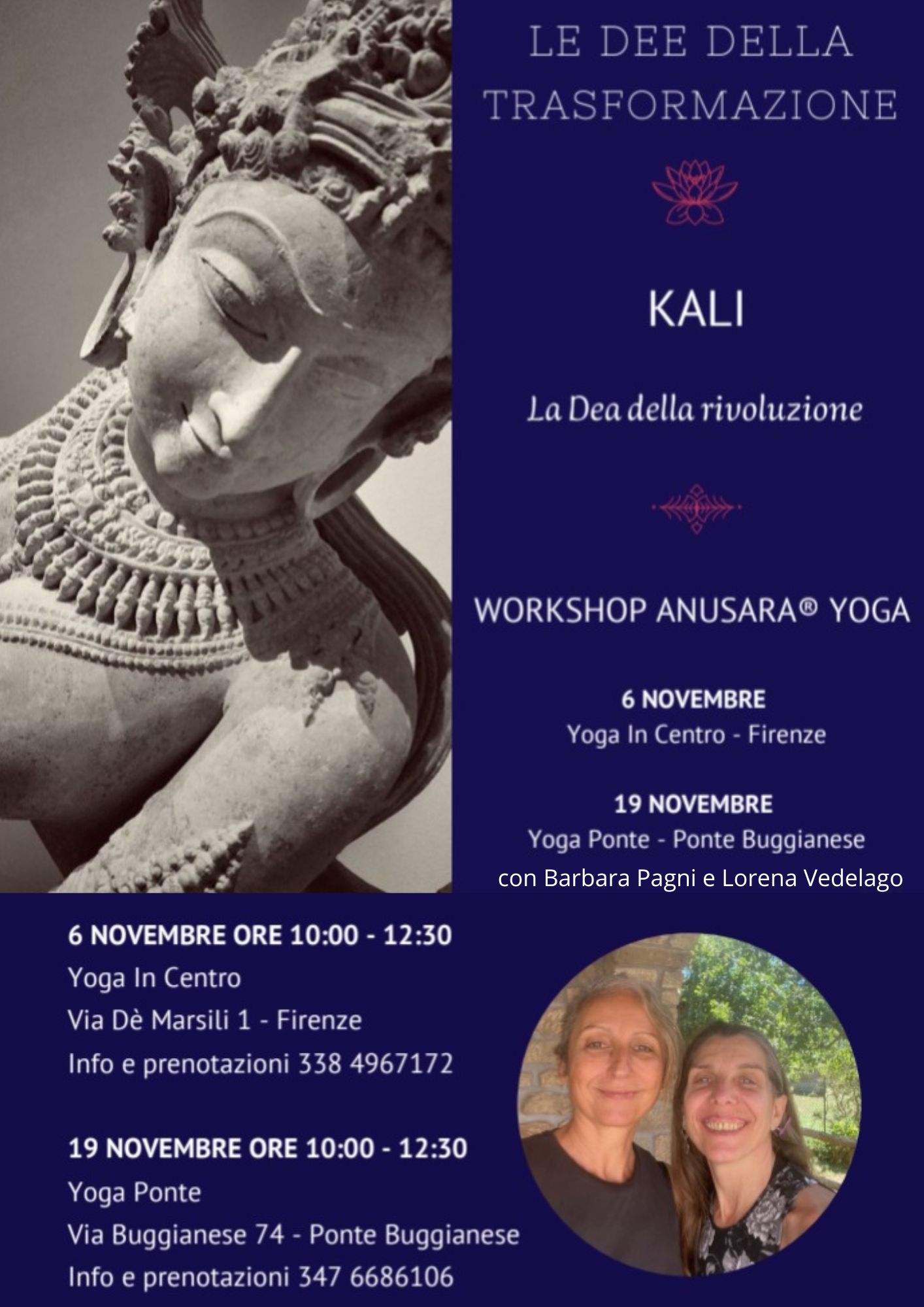 Workshop Anusara Yoga: The goddesses of transformation - Kali Devi ...